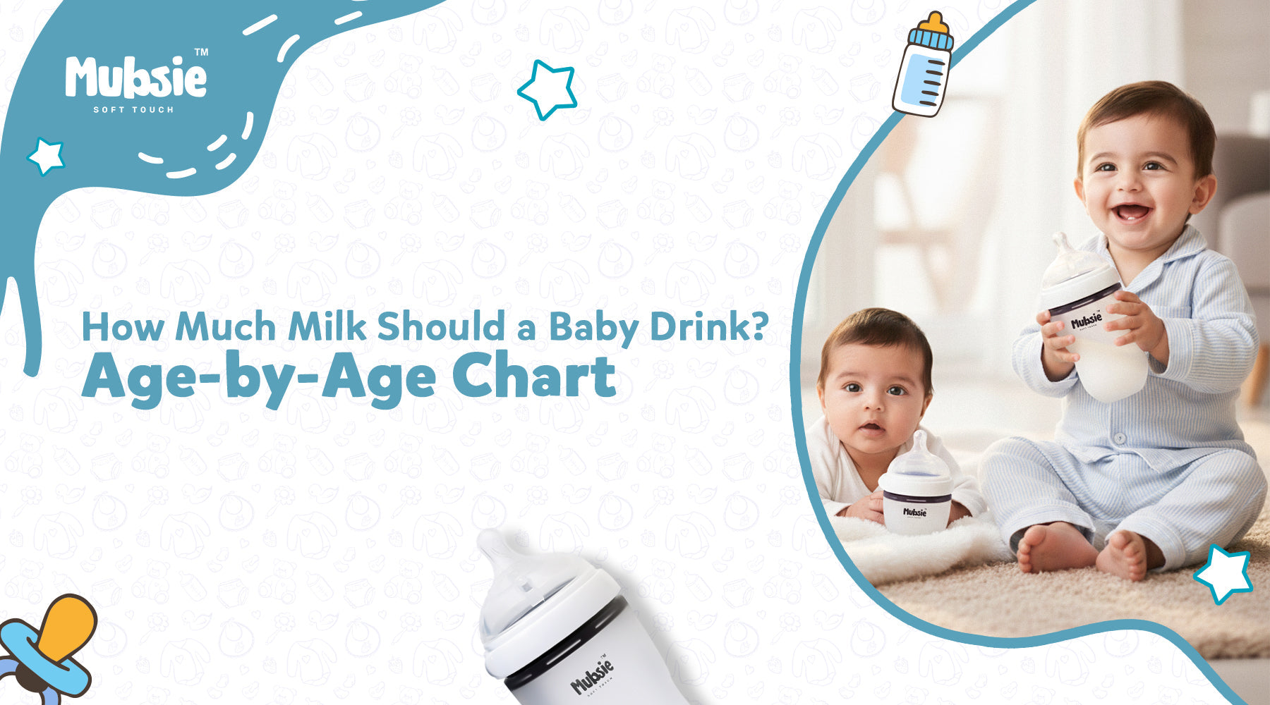 How Much Milk Should a Baby Drink? Age-by-Age Chart – Mubsie